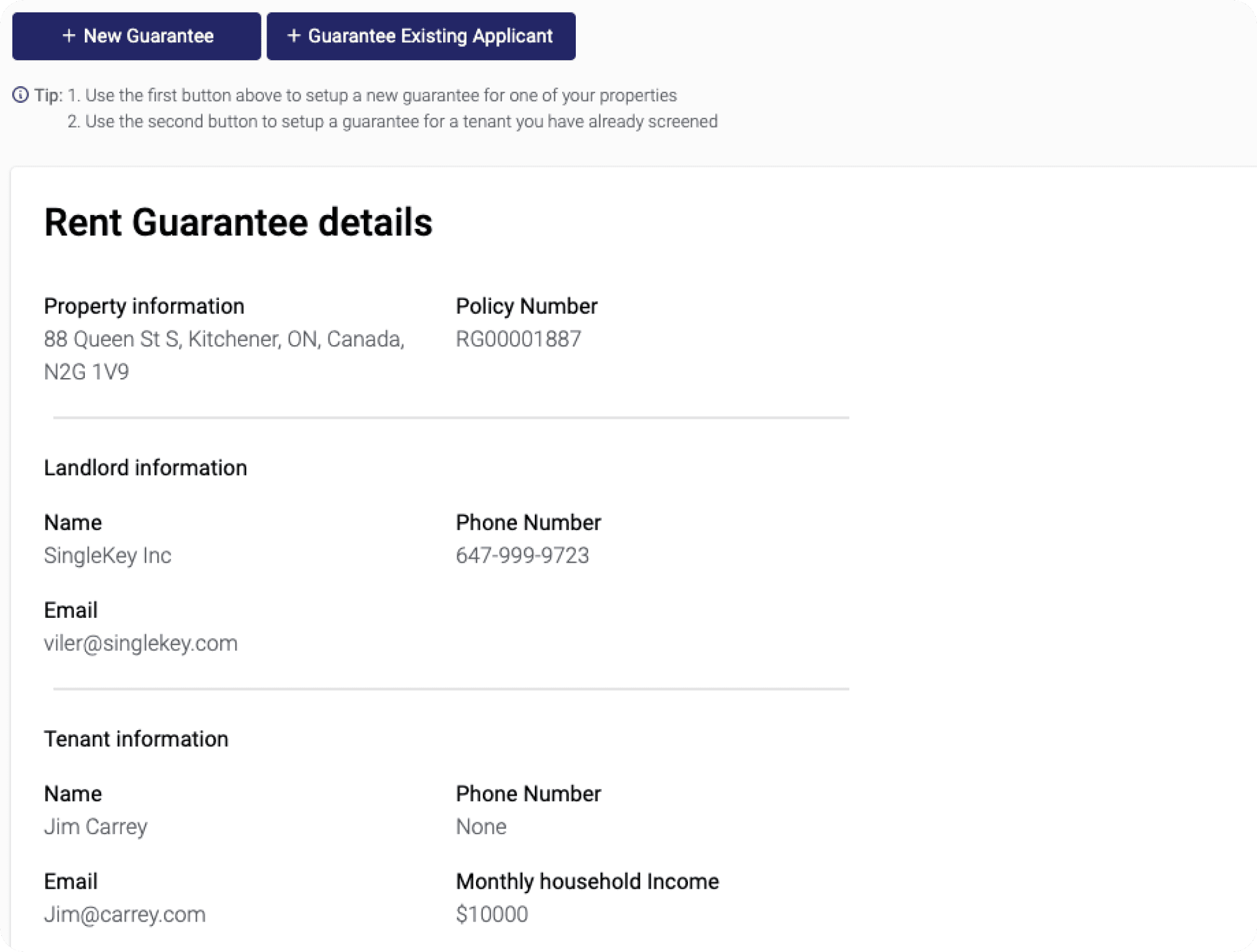 Homepage - SingleKey