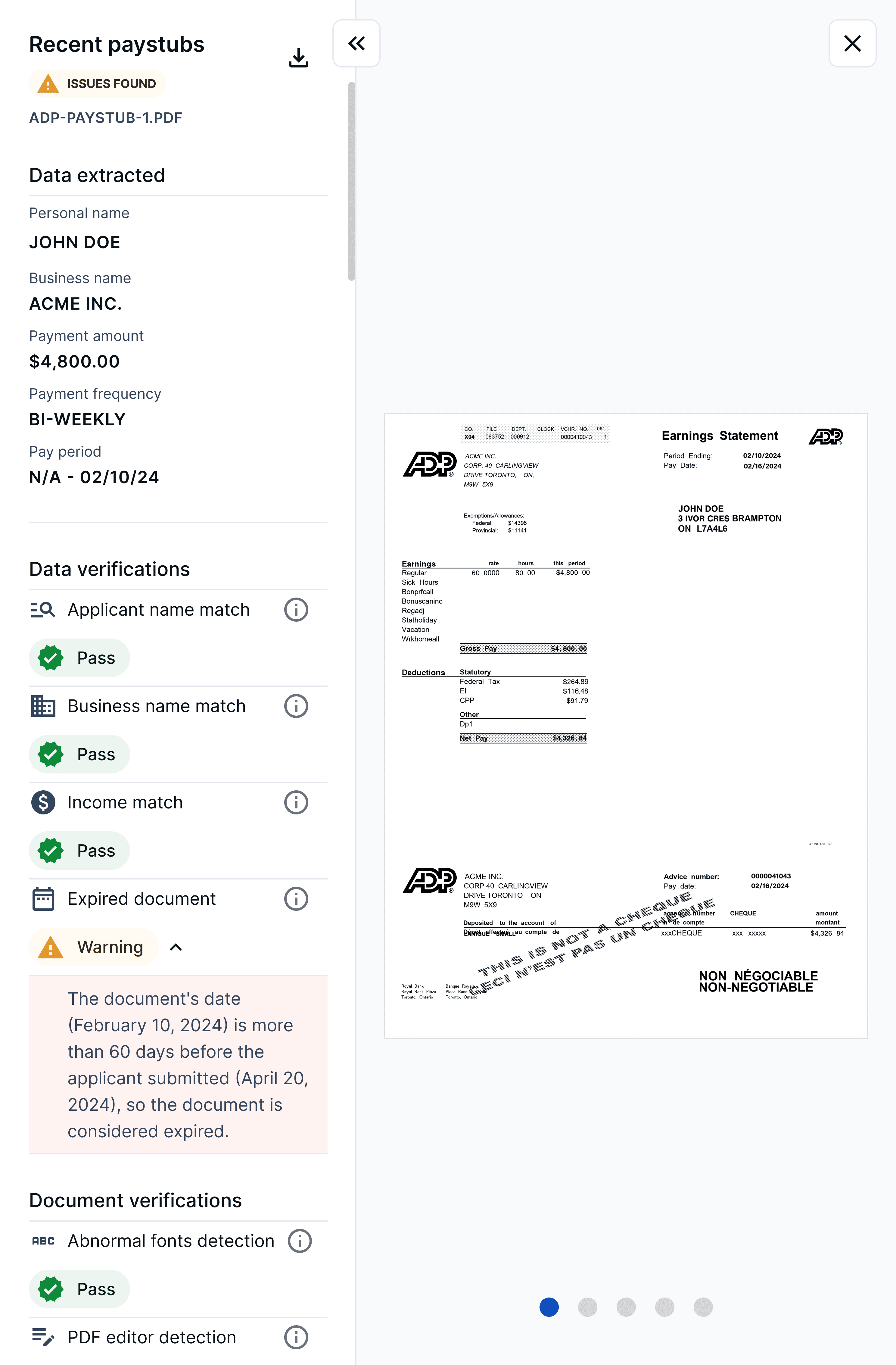 Tenant Report - SingleKey